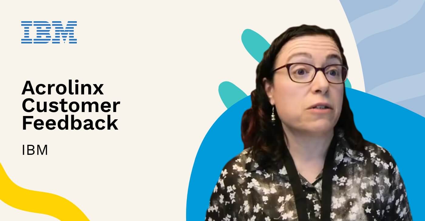 Acrolinx Customer Feedback – IBM | Acrolinx