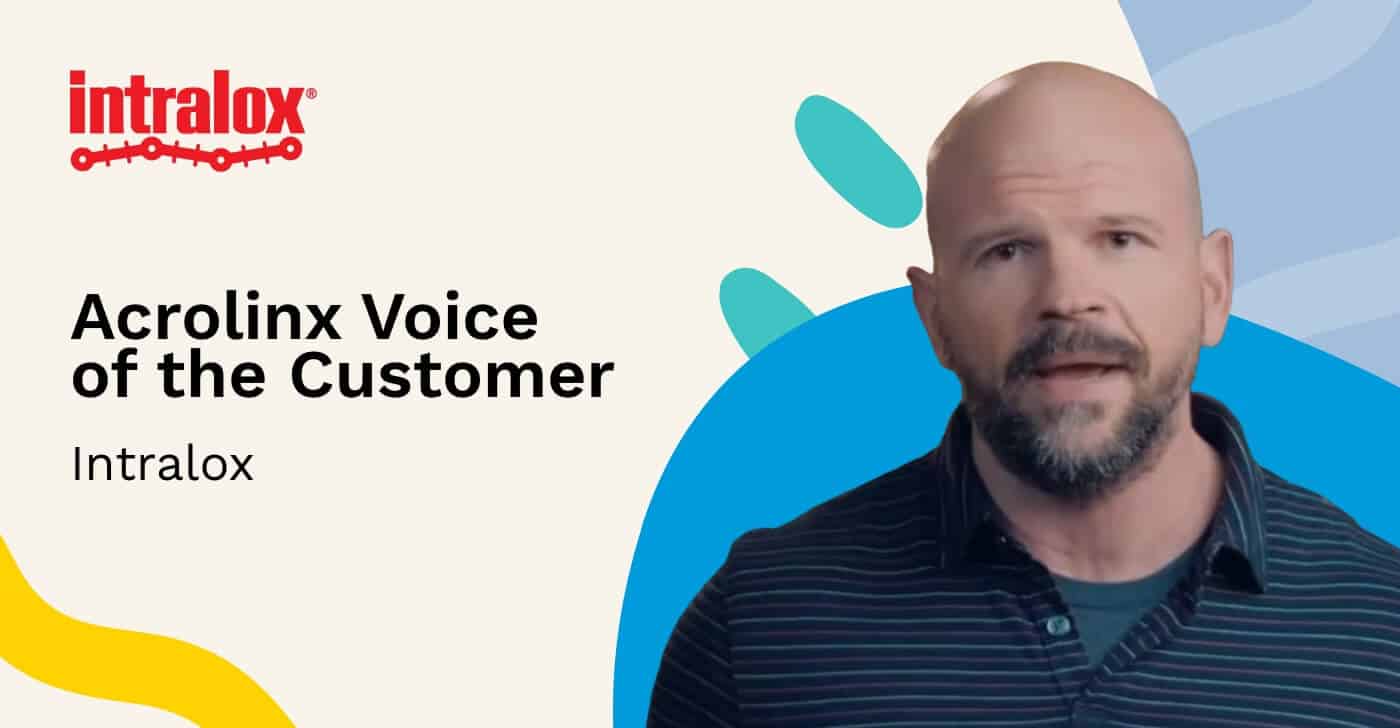 Acrolinx Voice of the Customer – Intralox | Acrolinx