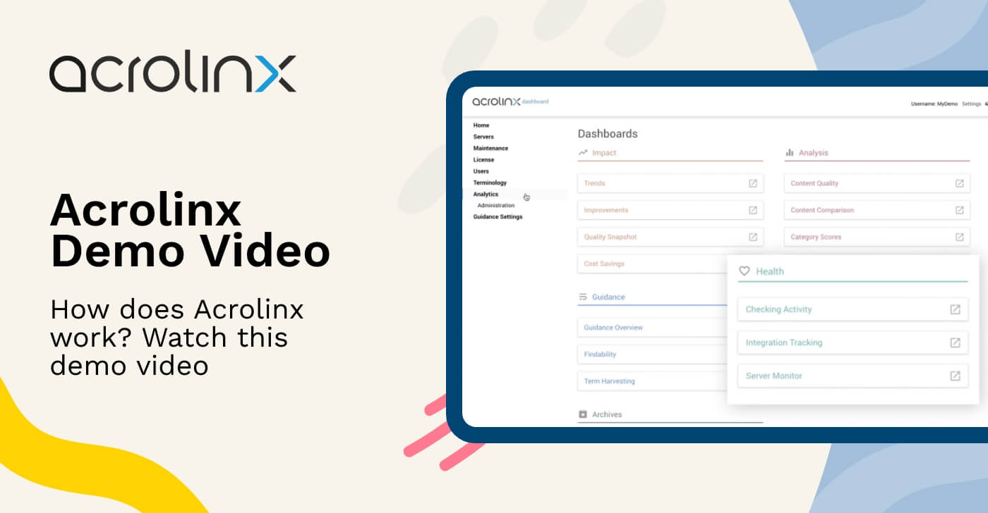 Acrolinx Demo Video | Acrolinx