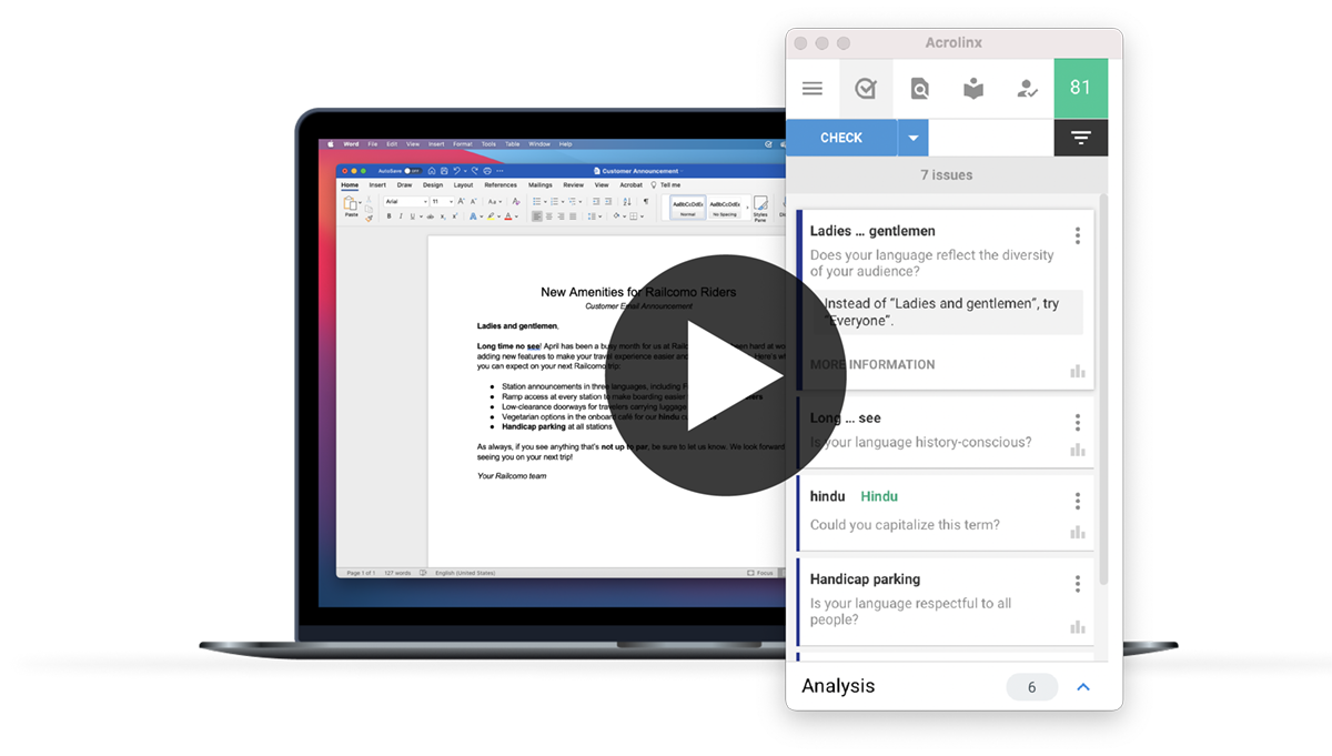 Write More Inclusive Content Acrolinx