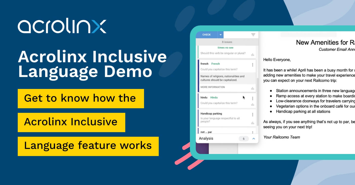 Acrolinx Inclusive Language Demo | Acrolinx