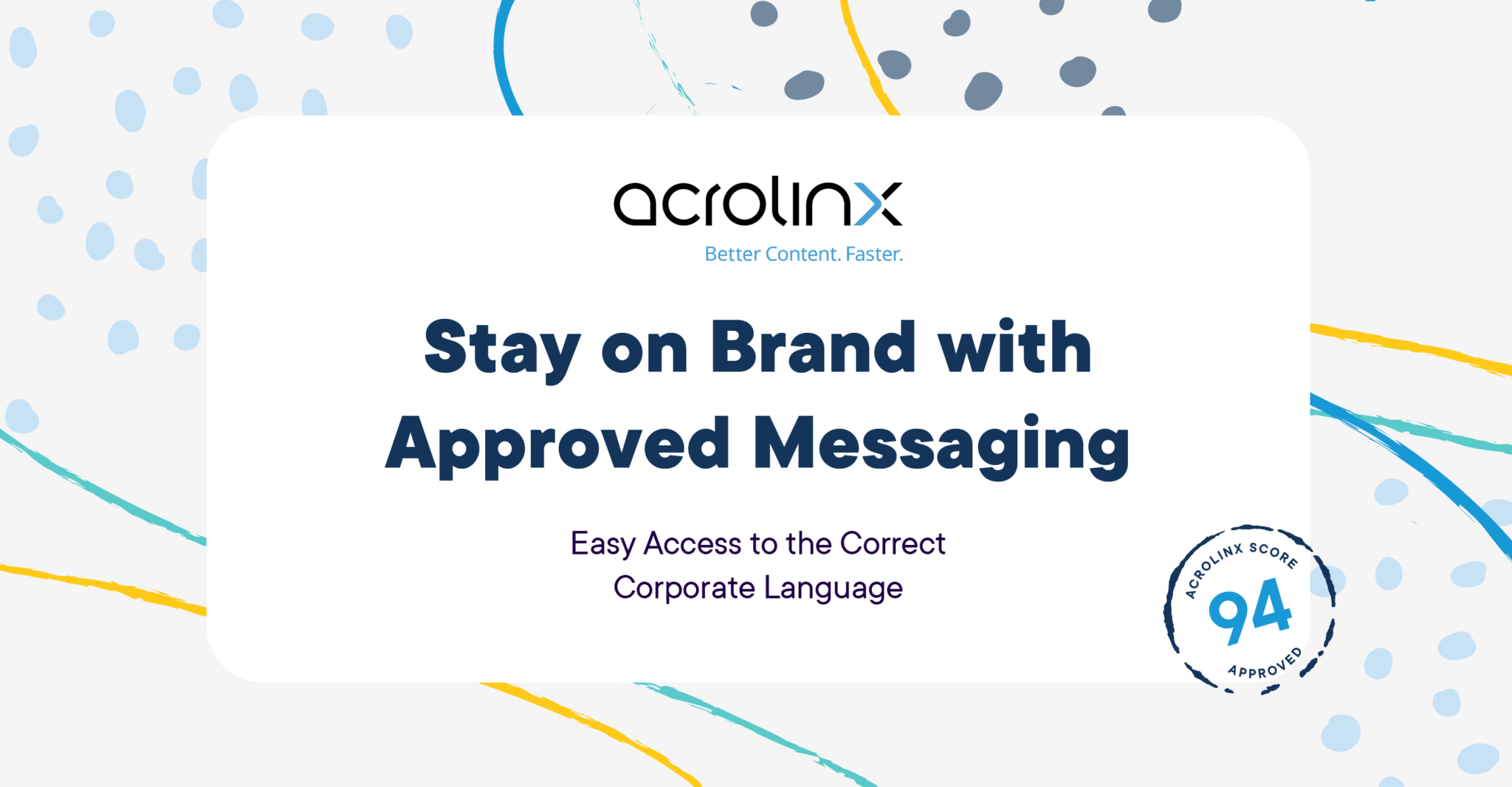 Content Governance Solution - Acrolinx