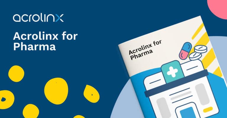 Acrolinx for Pharma- Acrolinx