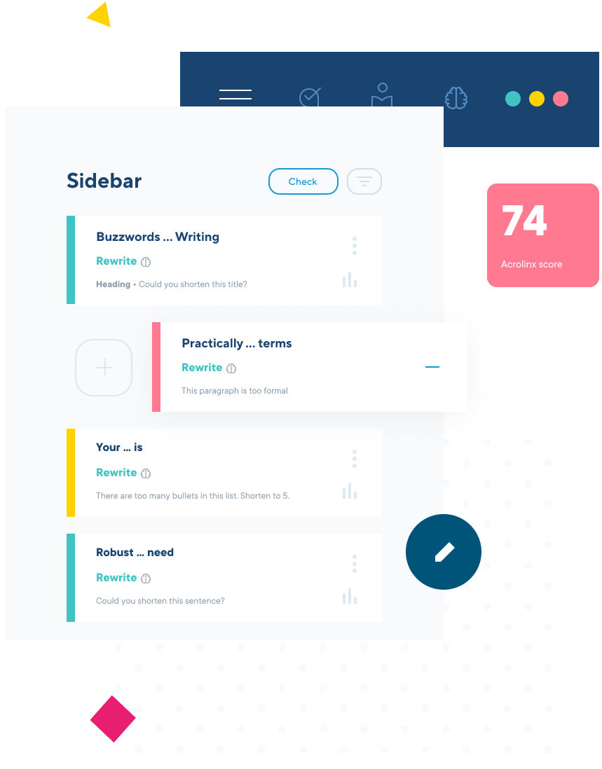Editorial Assistance - Acrolinx