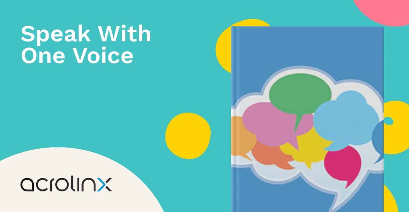 Speak With One Voice | Acrolinx